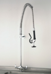 Stainless Canopy / Storage & Prep: Traditional Pre-Rinse Mixer